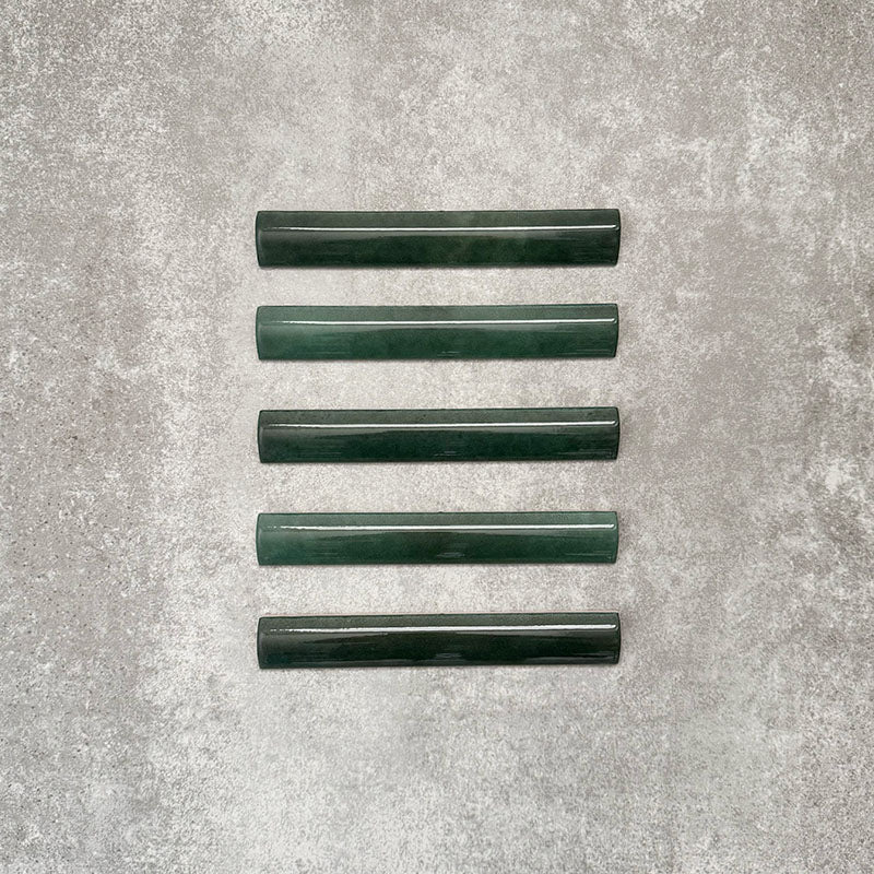 Zellige Royal Green Bullnose | Moroccan Style | 3cm x 20cm — Fayrouz ...