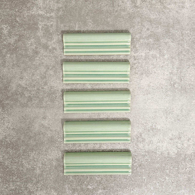 Pimlico Lime Green | Crackle Glaze | Dado Trim | 5cm x 15cm — Fayrouz ...