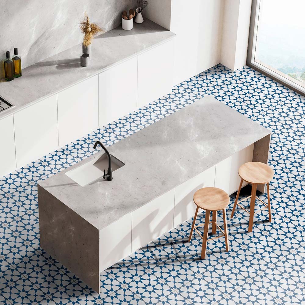 Agadir Navy Blue | Moroccan Style | 20cm x 20cm — Fayrouz Tile and Stone