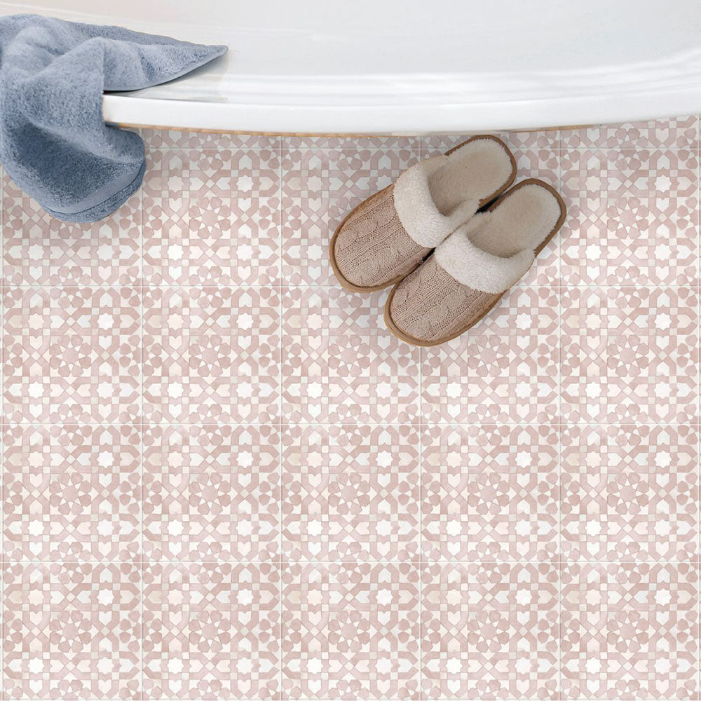 Berber Tetuan Rose | Moroccan Style | 15cm x 15cm — Fayrouz Tile and Stone