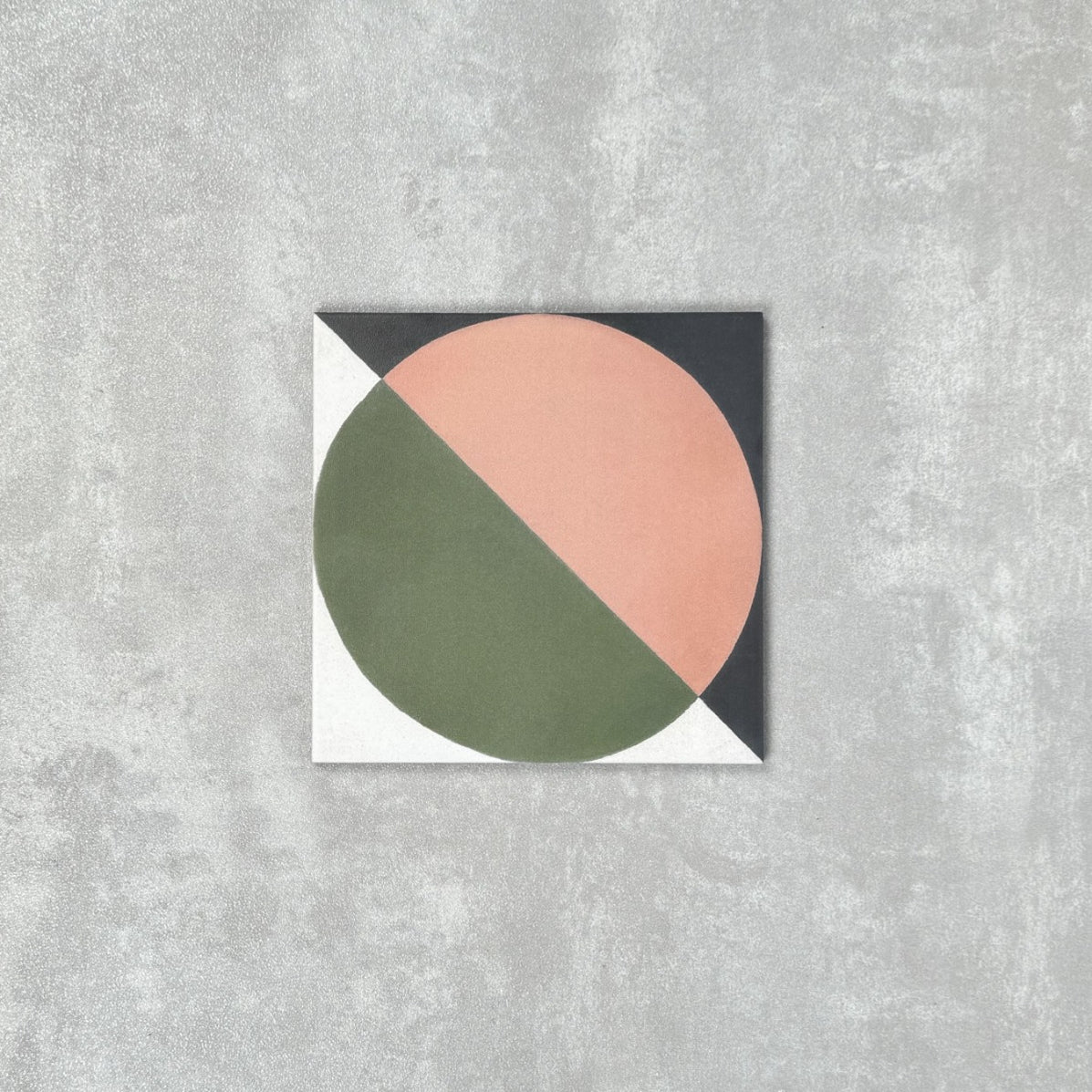 FULL TILE SAMPLE Abstract Moon 20cm x 20cm — Fayrouz Tile and Stone